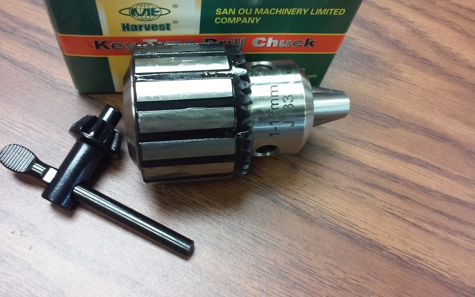 5pcs CME/HARVEST 1/2" KEY TYPE DRILL CHUCKS w. JT33 taper heavy duty D ...