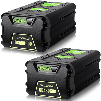 3.5Ah / 6.0Ah / 7.0Ah For Greenworks Pro 80 Volt Lithium-ion Battery ...