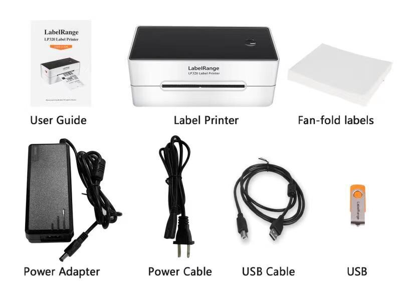 LabelRange LP320 shipping label printer 4x6,BT320 is The Upgrade Of ...
