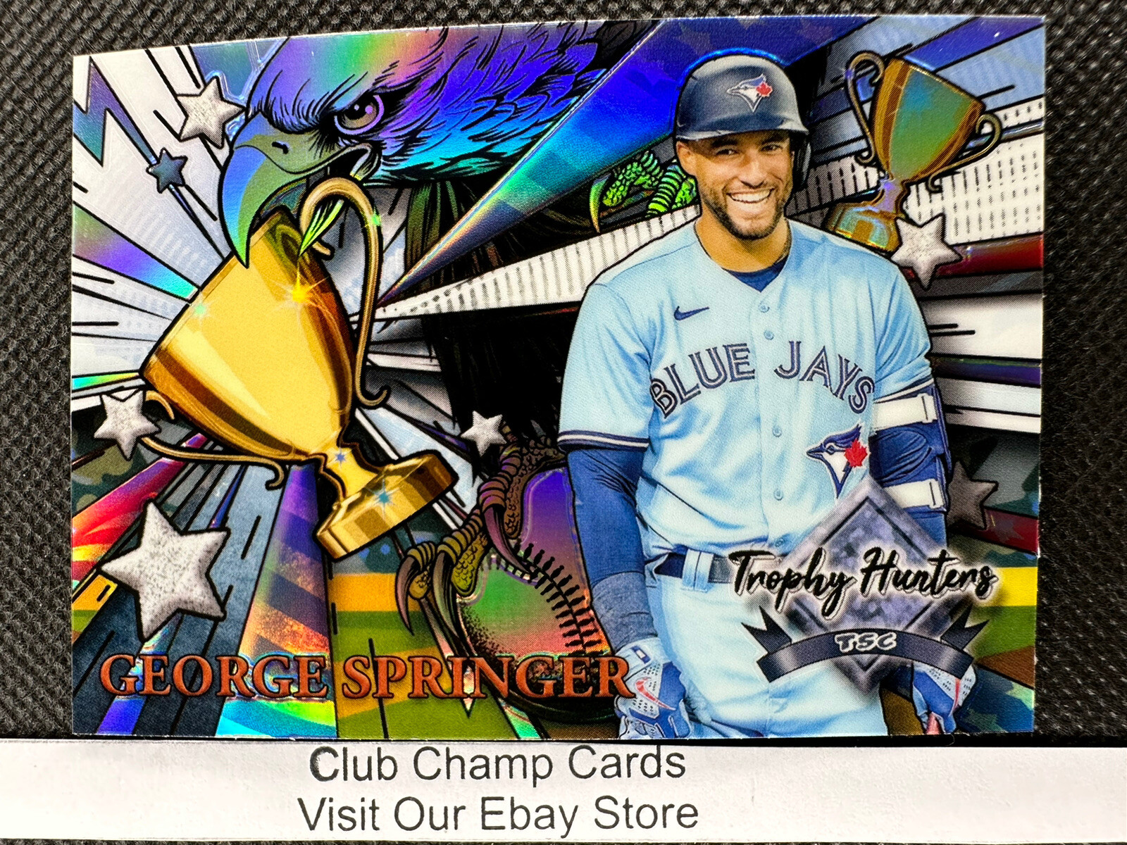 2022 #RL-30 George Springer Topps Stadium Club Chrome Trophy Hunters ...