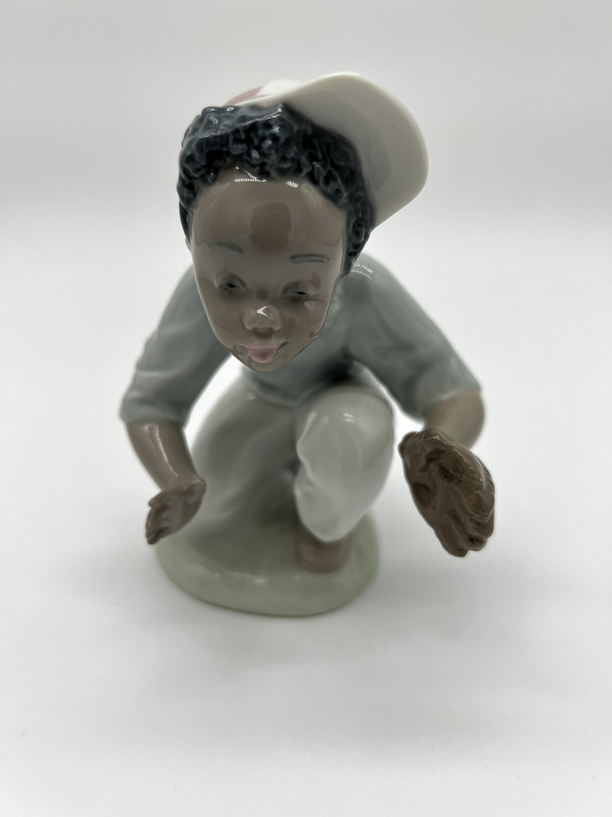 Lladro 5827 I've Got It Black Legacy Collection Baseball Player | eBay