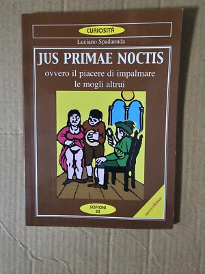 LIBRO JUS PRIMAE NOCTIS | eBay