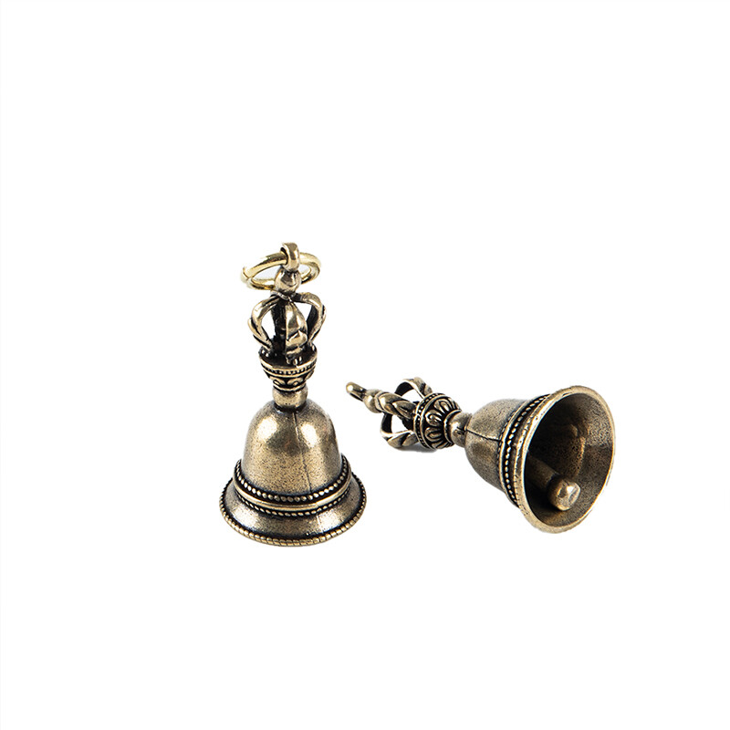 Brass Handcraft Bell Key Car Wind Bell Tibetan Bell Gift Home ...