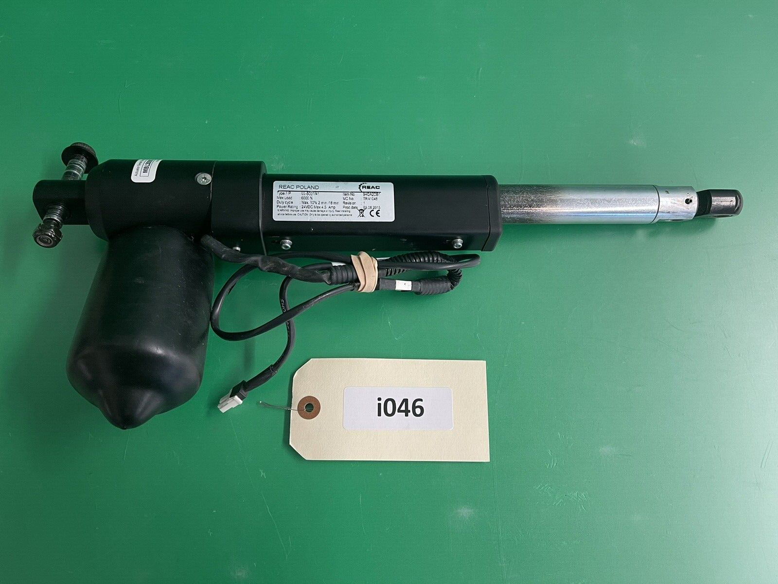 REAC Recline Actuator Type: LL-5001/41- Item #: 94QA2DB1 - TRA1048 # ...