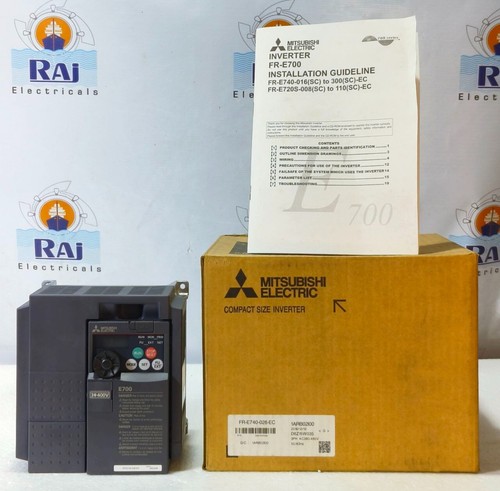 MITSUBISHI E700 FR-E740-026-EC INVERTER DRIVE 3PHASE 380-480VAC 2.6A ...