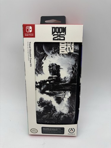 Official Nintendo Switch Doom 25 Travel Stealth Case Kit Earbuds Cloth Protector | eBay