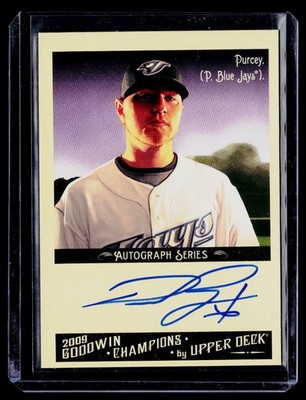 2009 Upper Deck Goodwin Champions #A-PU David Purcey Autographs | eBay