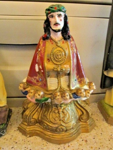 Vintage Catholic Church Seated Statue from a Rectory in Lowell, Ma | eBay