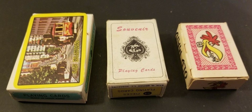 Vintage Lot Thirteen (13) Mini Cards Games | eBay