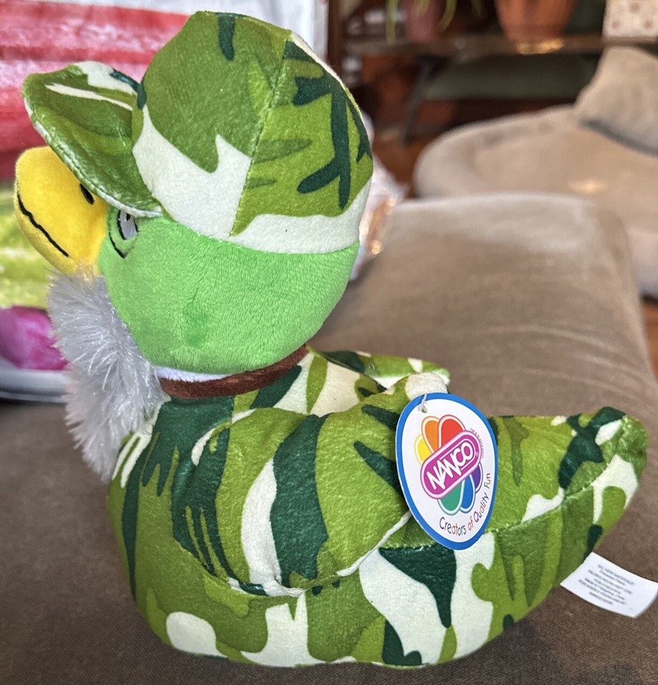 Nanco Green Camo Uncle Si Duck Stuffed Plush Animal Toy Duck Dynasty | eBay