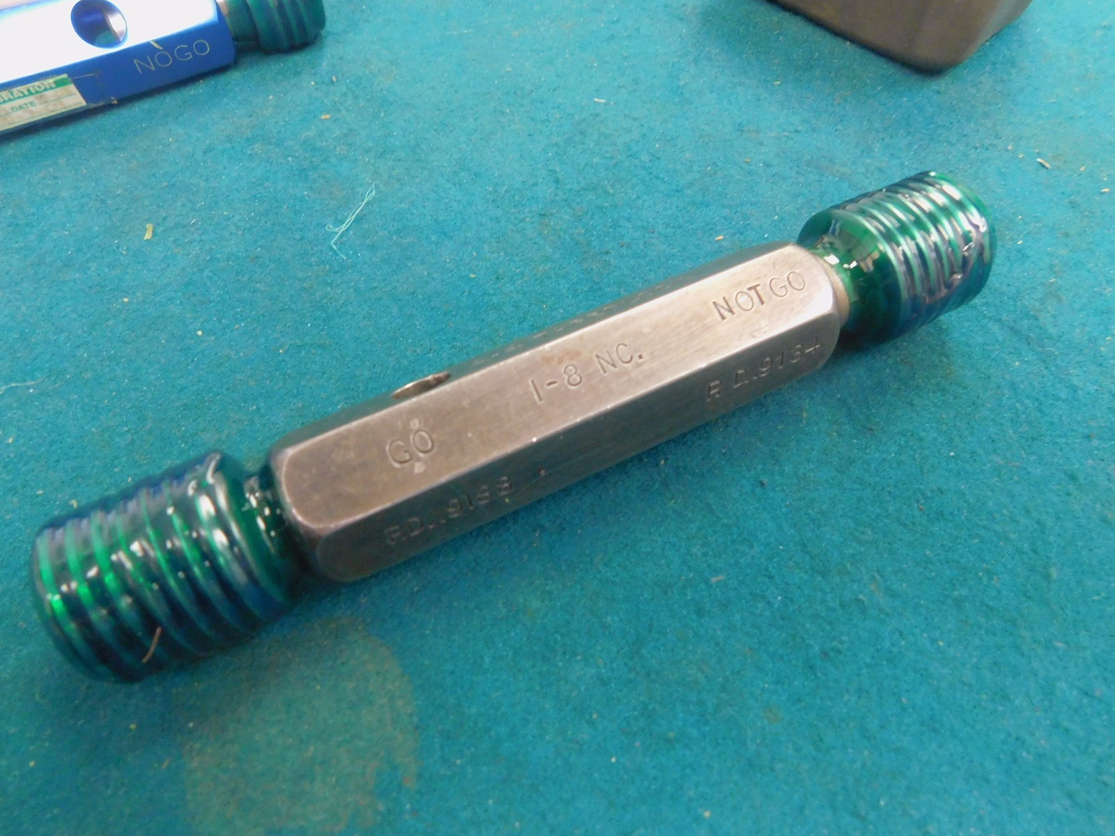 USA Go No Go Thread Plug Gage Set 1.0"-8 NC-3 | eBay