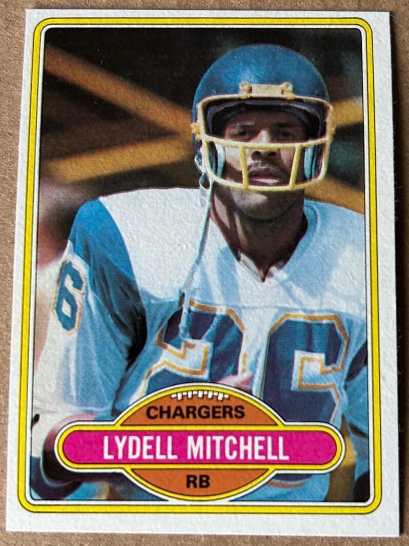 LYDELL MITCHELL 1980 TOPPS Card #460 NM-MT Condition | eBay