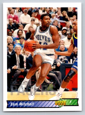 #188 Sam Mitchell Indiana Pacers sports Upper Deck 1992 | eBay
