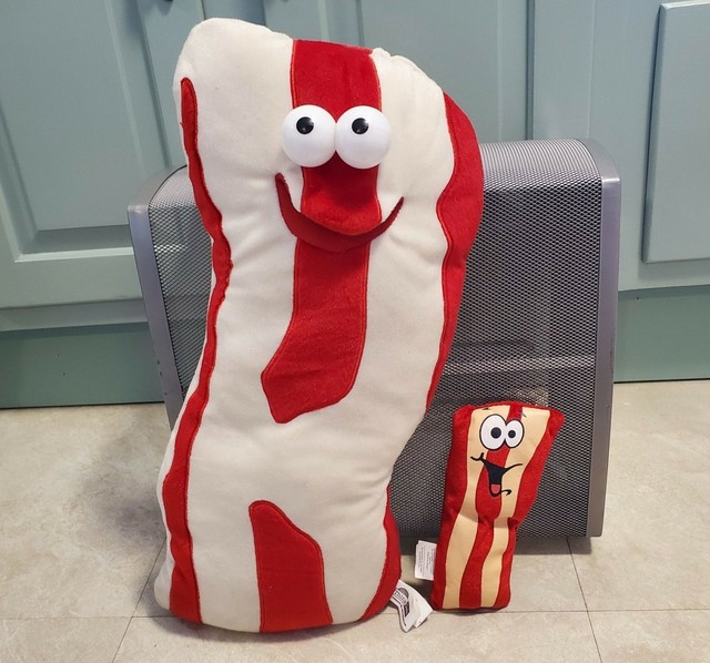 My First Bacon Talking Plush Electronic Animated HUGE 19x17 Soft Fun ...