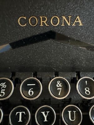 Vintage Corona Standard Typewriter W/Floating Shift-working,Pristine ...