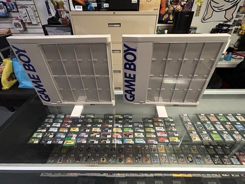 Lot Of 2 Nintendo Game Boy ASCII Store Display Showcase With Feet ...