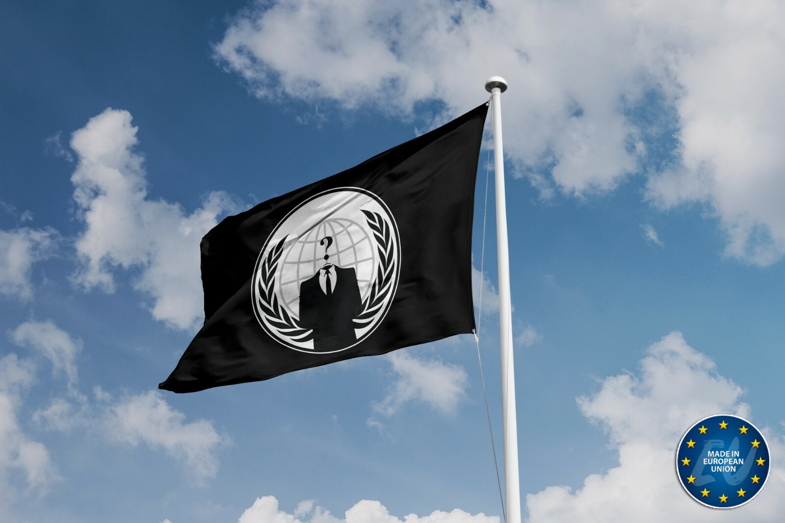 Anonymous Flag II Unique Design, 3x5 Ft / 90x150 cm size, EU Made | eBay