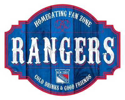 New York Rangers Sign 24" Wall Art Fan Zone Tavern Sign NEW | eBay