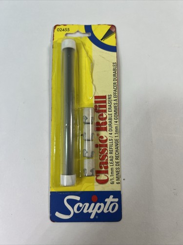 Open Package Scripto Classic Refill Lead and Eraser Refill Set | eBay