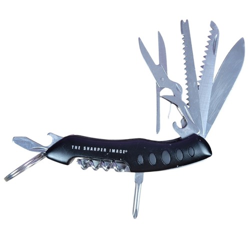 The Sharper Image Multi Tool Knife Stainless Steel Camping Hiking ...