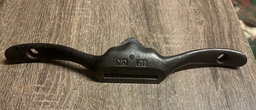 Vintage Stanley No. 51 Flat Bottom Spokeshave Missing Blade | eBay