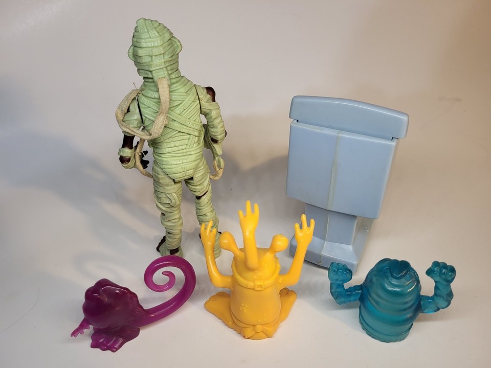 Real Ghostbusters Mummy, Fearsome Flush, Wrapper, Demon Dasher, Shooter ...