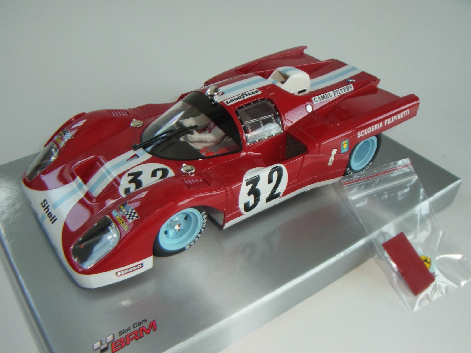 BRM 512M Spa 1971 No. 32 BRM209 Autorennbahn 1:24 Slotcar | eBay