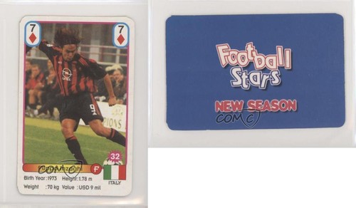 2002 Akas Akbalik Football Stars New Season Playing Cards - Filippo ...