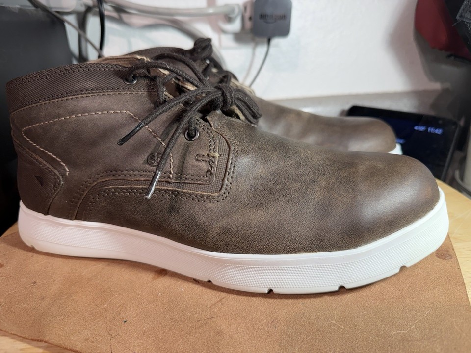 Red Wing Cross Lite Chukka Boot Brown Sneaker Safety Toe 6719 Men's 10. ...