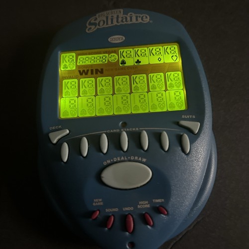 Radica Big Screen Solitaire Handheld Electronic Game 2004 Card -Works ...