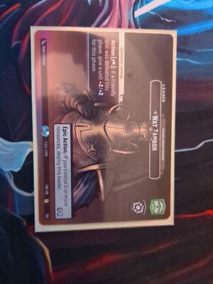 Star Wars Unlimited Twilight of the Republic Wat Tambor Showcase Foil ...