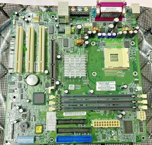 RARE NEW VINTAGE ASUS HP P4B-MX SOCKET 478 P4 MICRO ATX MOBO LAN SOUND ...