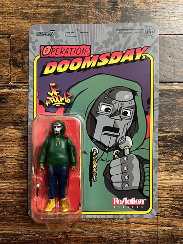 MF DOOM x Super7 Operation: DOOMSDAY ReAction Figure Unpunched Card ...