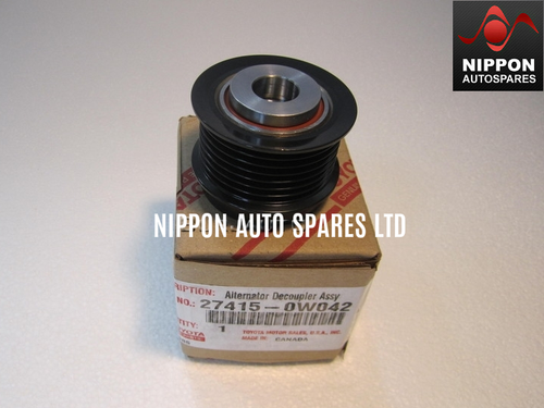 TOYOTA ALPHARD VELFIRE ESTIMA ALTERNATOR FREEWHEEL OVERRUN CLUTCH 27415 ...