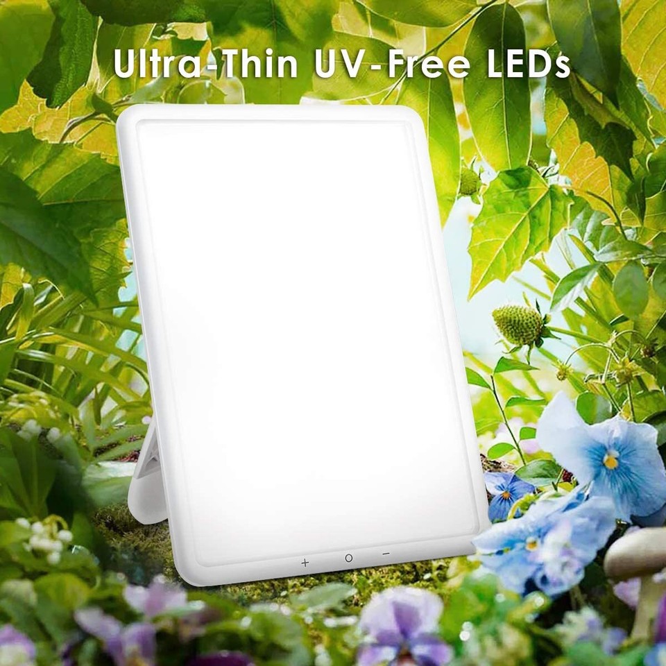 Light Therapy Lamp UV-free LED sun light lamp 10000 Lux Happy Light ...