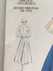 Vogue 1043 Vintage 50's Retro Tea Dress Belt Bodice A Ladies New Uncut ...