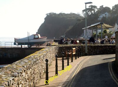 Photo 6x4 Outdoor seating at The Clipper, Shaldon Teignmouth Riverside ...