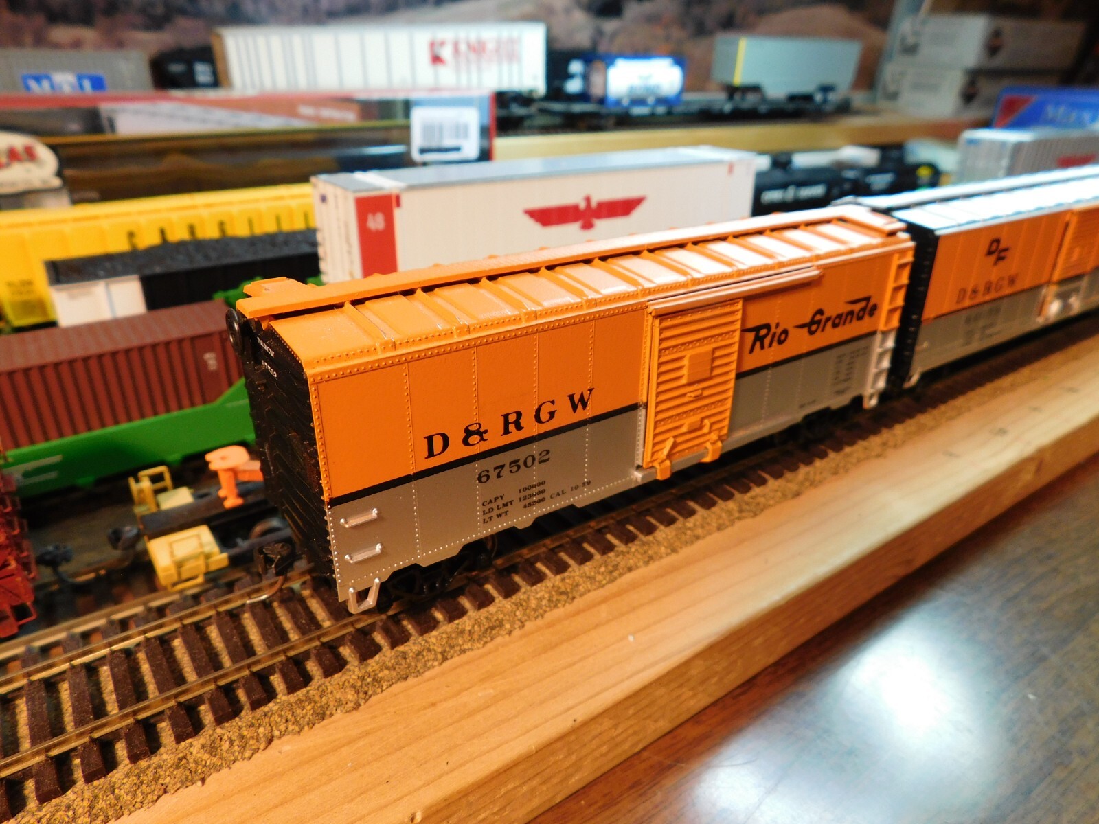 ATHEARN DENVER & RIO GRANDE WESTERN 3 BOX CARS D&RGW ORANGE/SILVER HO ...