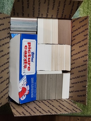 Medium Flat Rate Box Of Baseball Cards | eBay