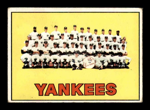 1967 Topps #131 New York Yankees TC VGEX X3018859 | eBay