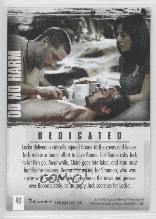 2005 LOST Season 1 Do No Harm Shannon Rutherford Jack Shephard Boone ...