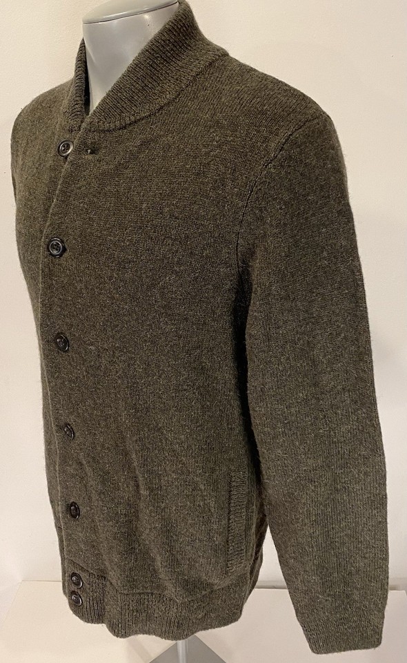 Pendleton M Medium Mens 100% Shetland Wool Cardigan Sweater 7 Button | eBay