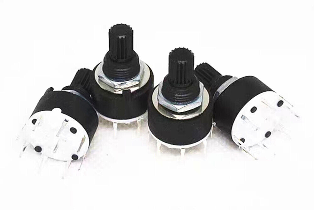 SR16MM Rotary Switch 2 Pole 3 4 position 1 Pole 5 6 8 Position Axis ...