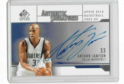 Antawn Jamison 2003-04 SP Signature Authentic Auto Autograph Mavericks ...
