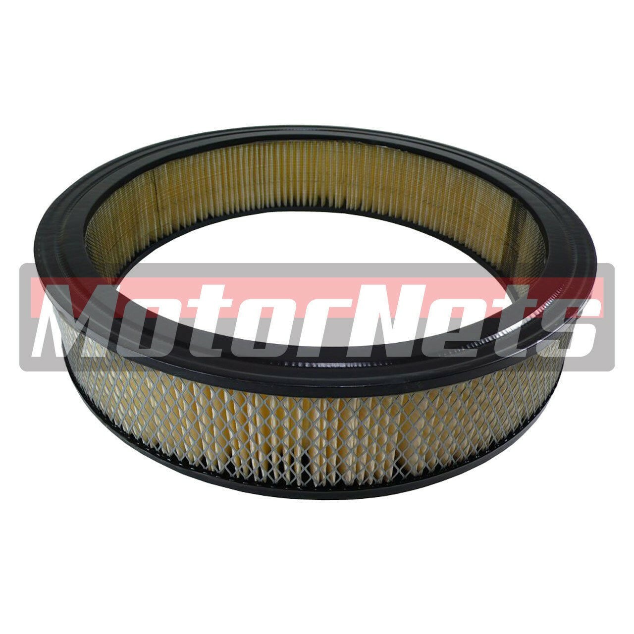 14x3" Round Black Air Cleaner Recessed Drop Chevy SBC 350 BBC 454 Ford ...