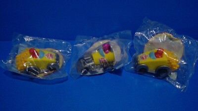 WENDY'S ON WHEELS BIGGIE SIZE FRIES & FROSTY VEHICLES TOYS LOT OF 3 NEW ...