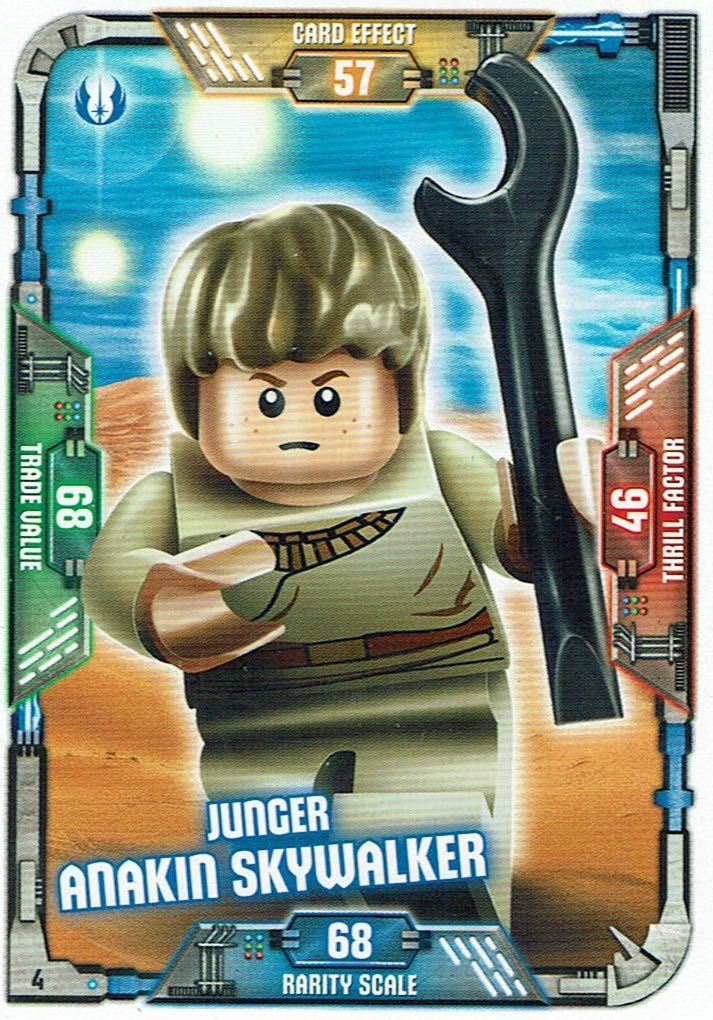 Lego ® Star Wars ™ Serie 1 Sammelkarten Karte 4 - Junger Anakin ...