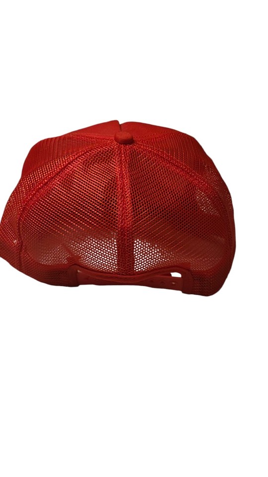 GE General Electric Red Trucker Ball Cap Hat Snapback Baseball Adult ...