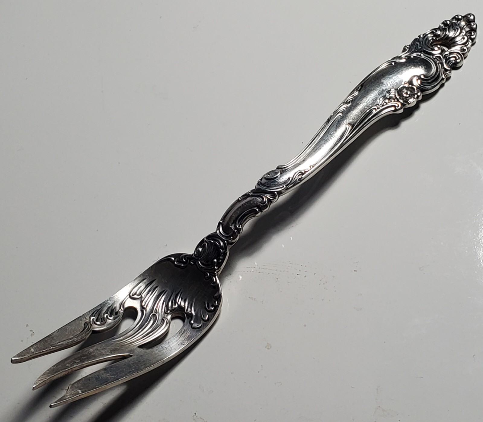 STERLING GORHAM DECOR SALAD FORK(S)-6.5" 1953 925 NO MONOS-FREE USA ...