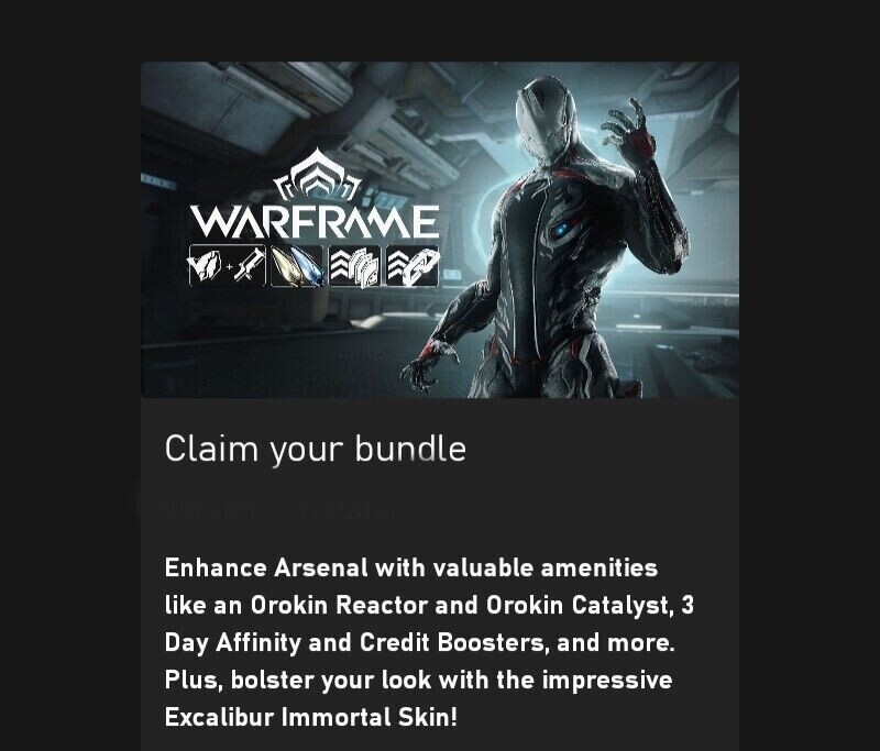 [XBOX CODE] WARFRAME - WAKE UP TENNO BUNDLE | eBay